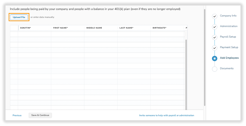 Add Employees – Nevada Employee Savings Trust